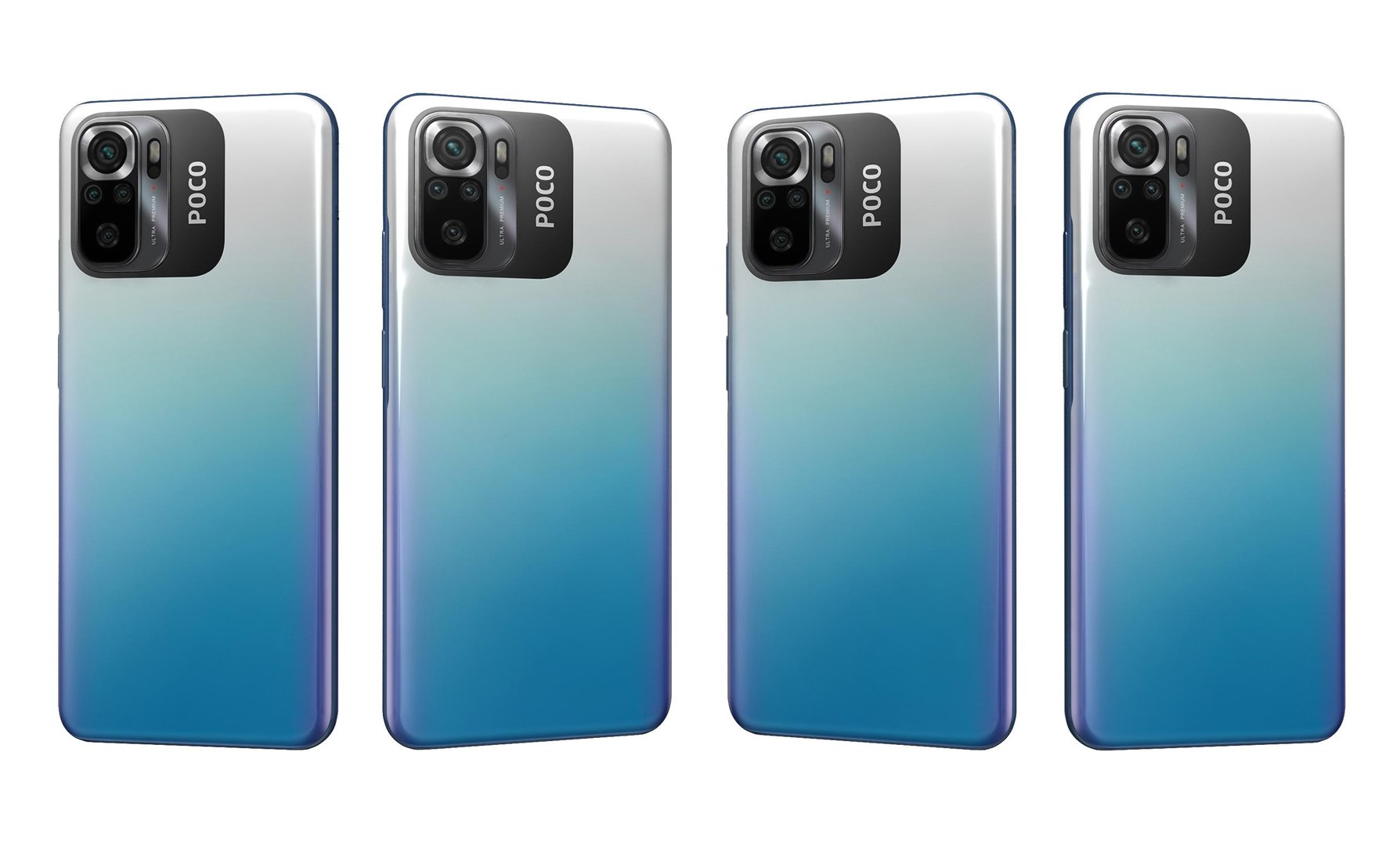 Xiaomi Poco M5s Blue 3D Model - TurboSquid 1966082