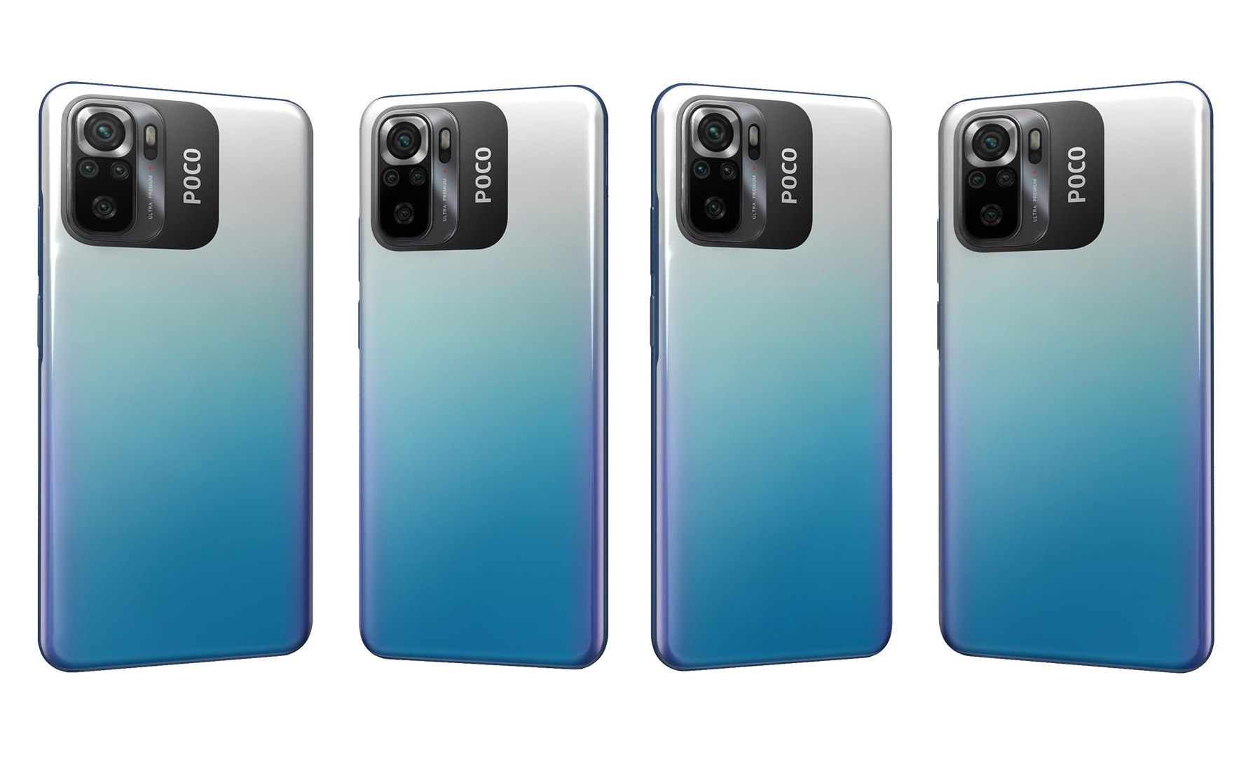 Xiaomi Poco M5s Blue 3D Model - TurboSquid 1966082