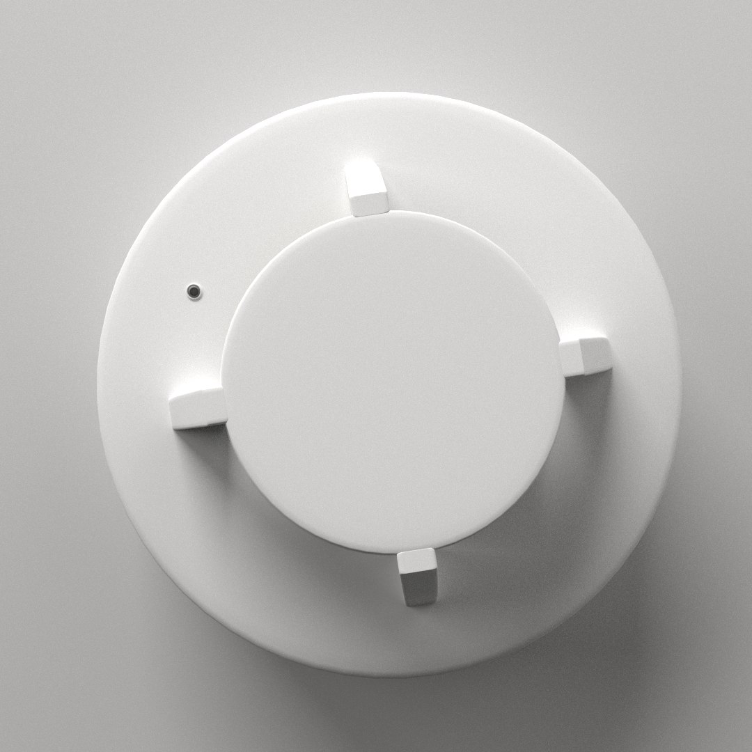 3d Model Smoke Detector