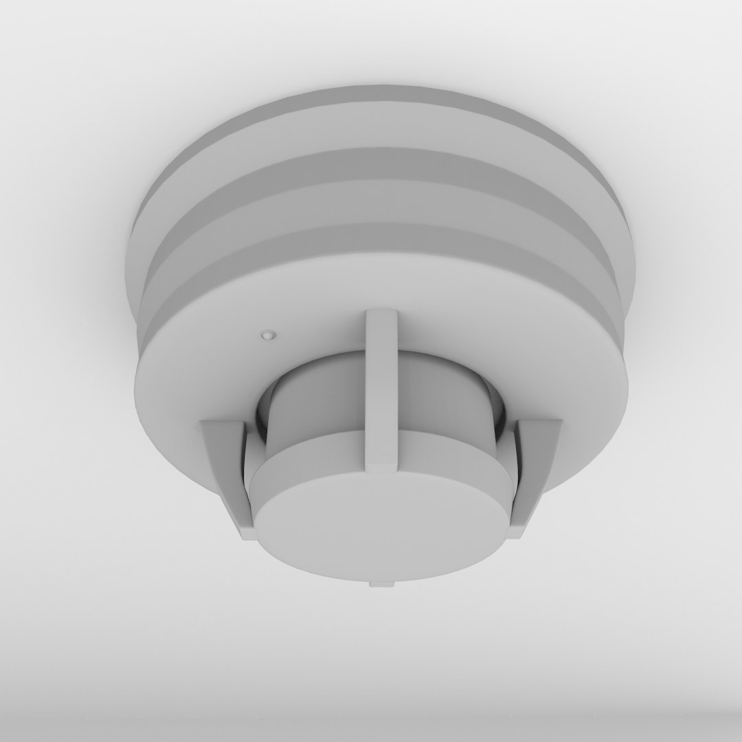 3d Model Smoke Detector