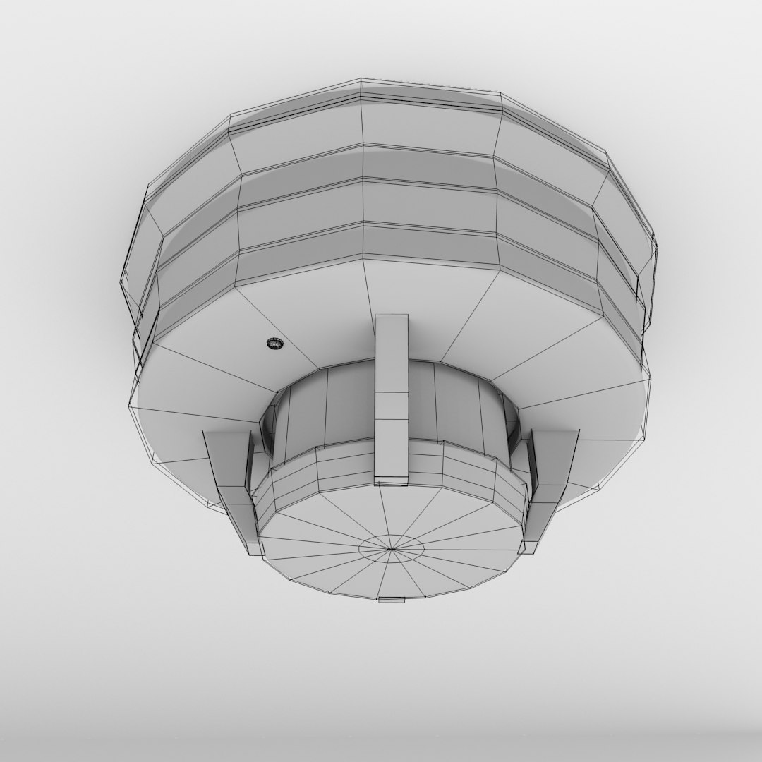 3d Model Smoke Detector