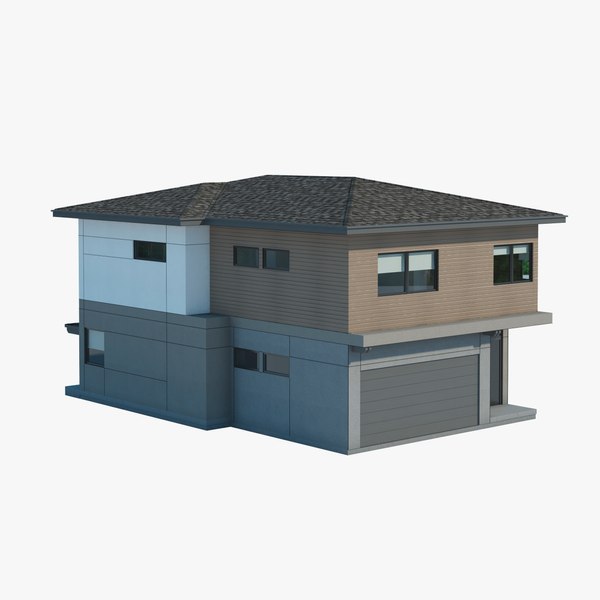 modelo 3d Casa Unifamiliar B - TurboSquid 2236173