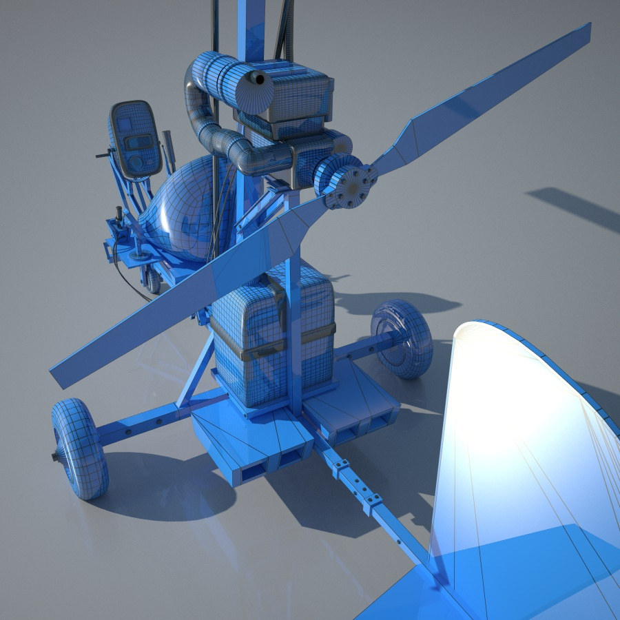 3ds bensen b-8 gyrocopter