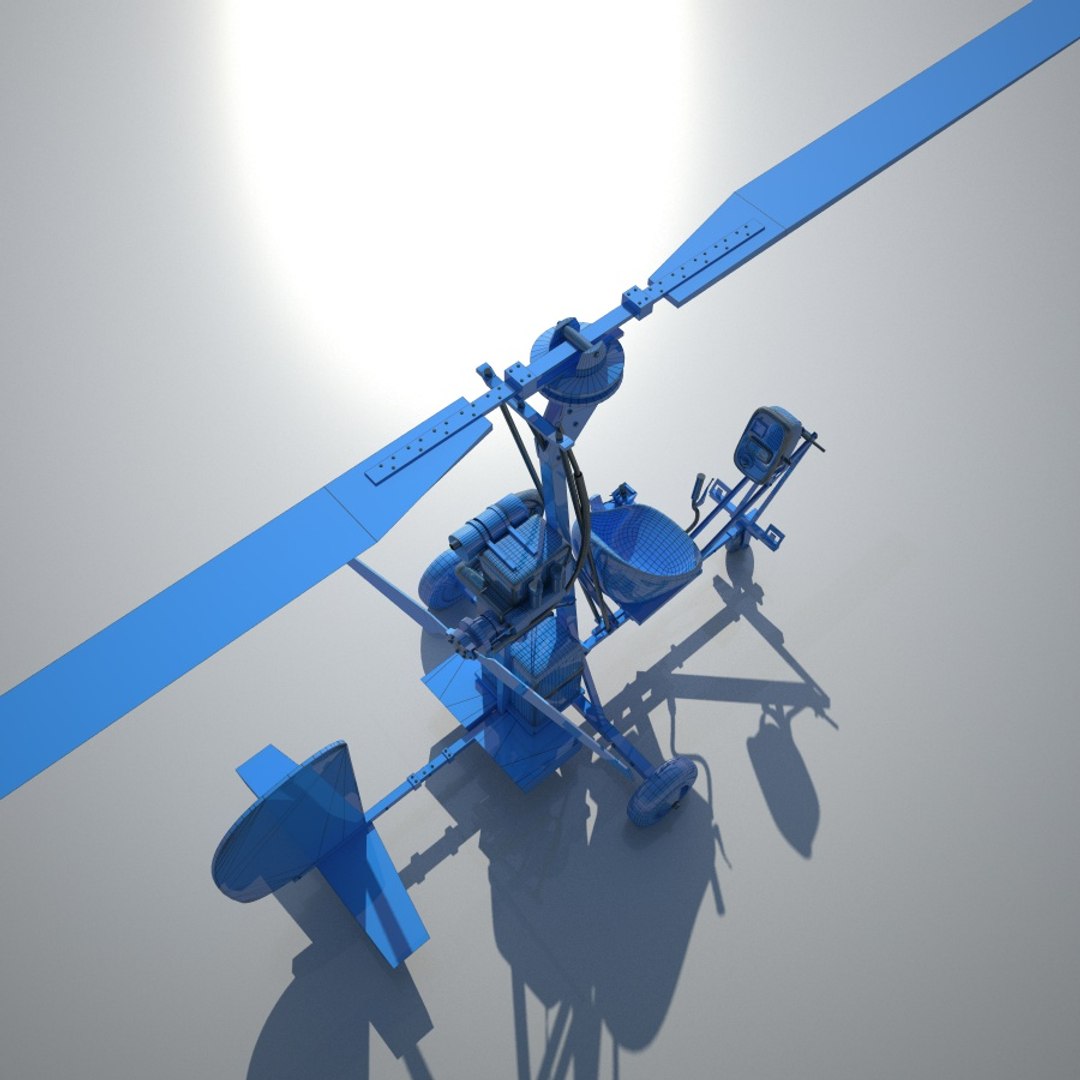 3ds Bensen B-8 Gyrocopter