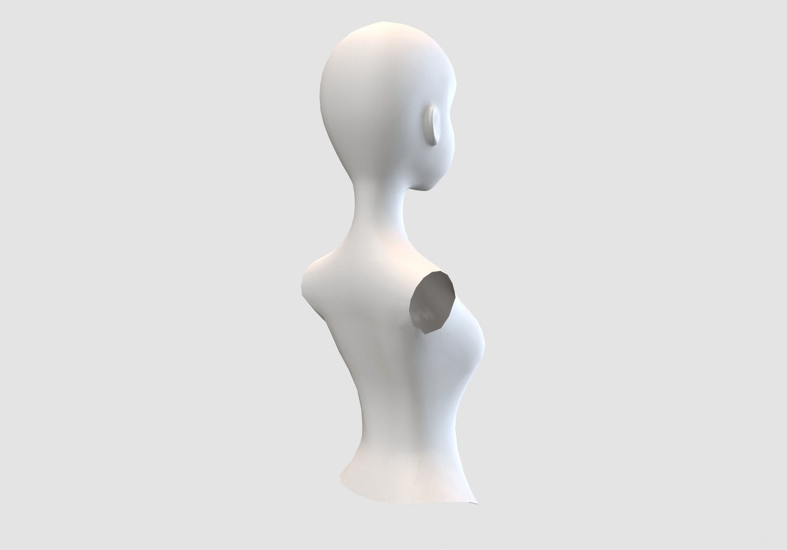 3D Female Torso - TurboSquid 1910328