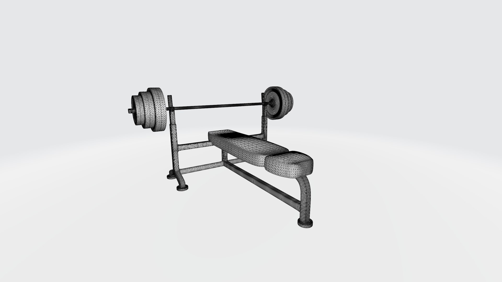 3D model bench press - TurboSquid 1684257