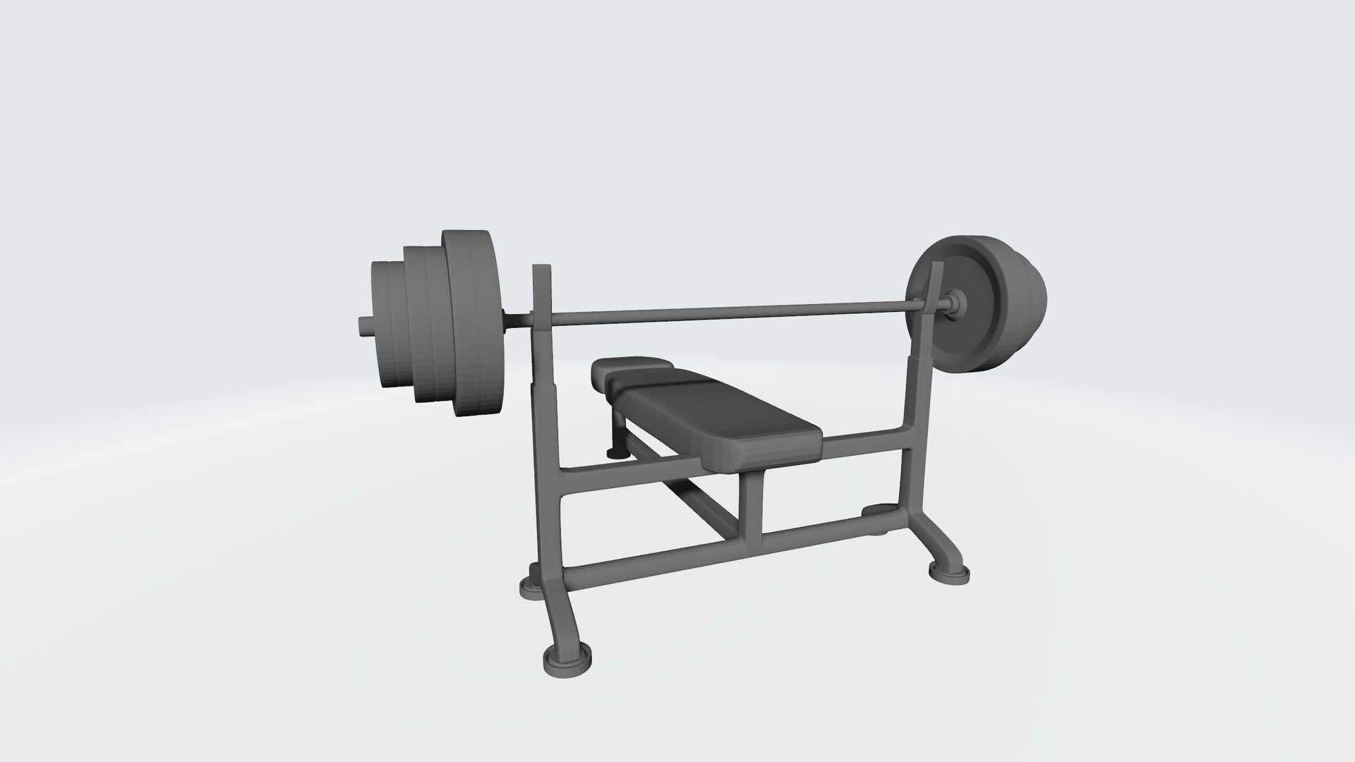 3D model bench press - TurboSquid 1684257
