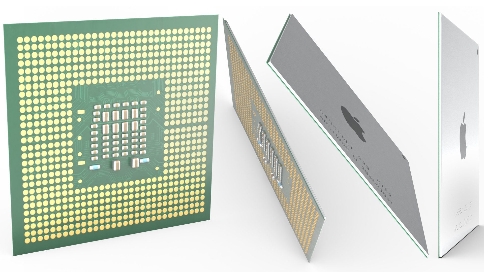 3D Apple M1 Ultra Chip Model - TurboSquid 2113677
