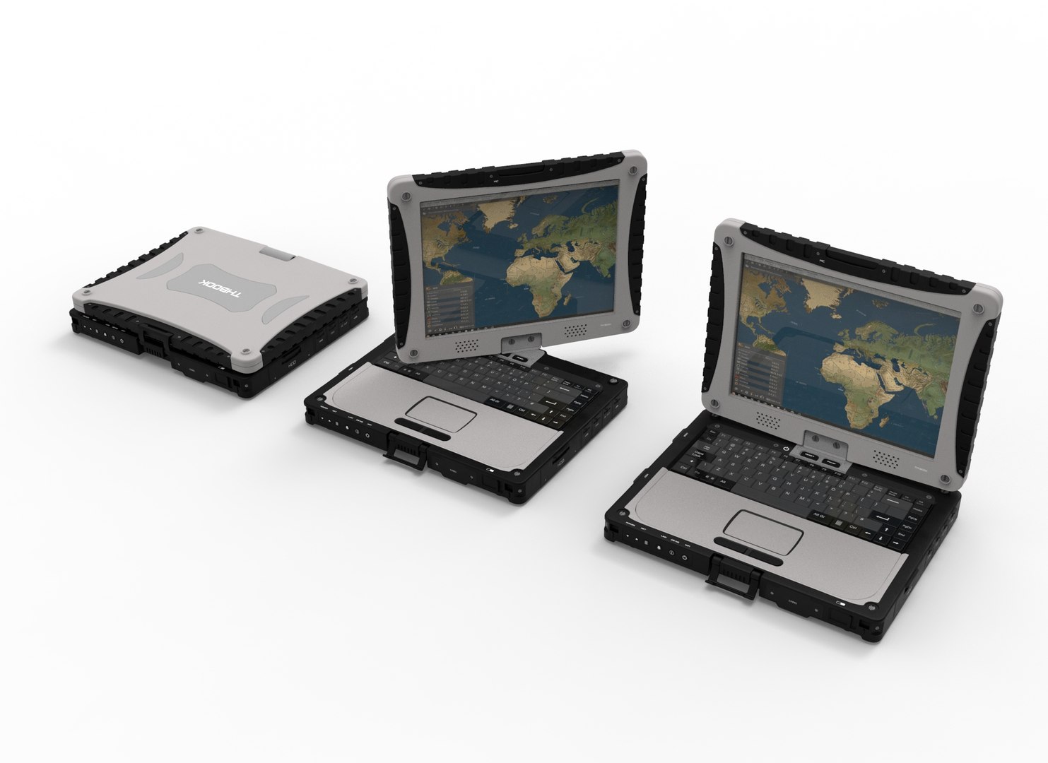 Military Rugged Notebook 3D Model - TurboSquid 2422209