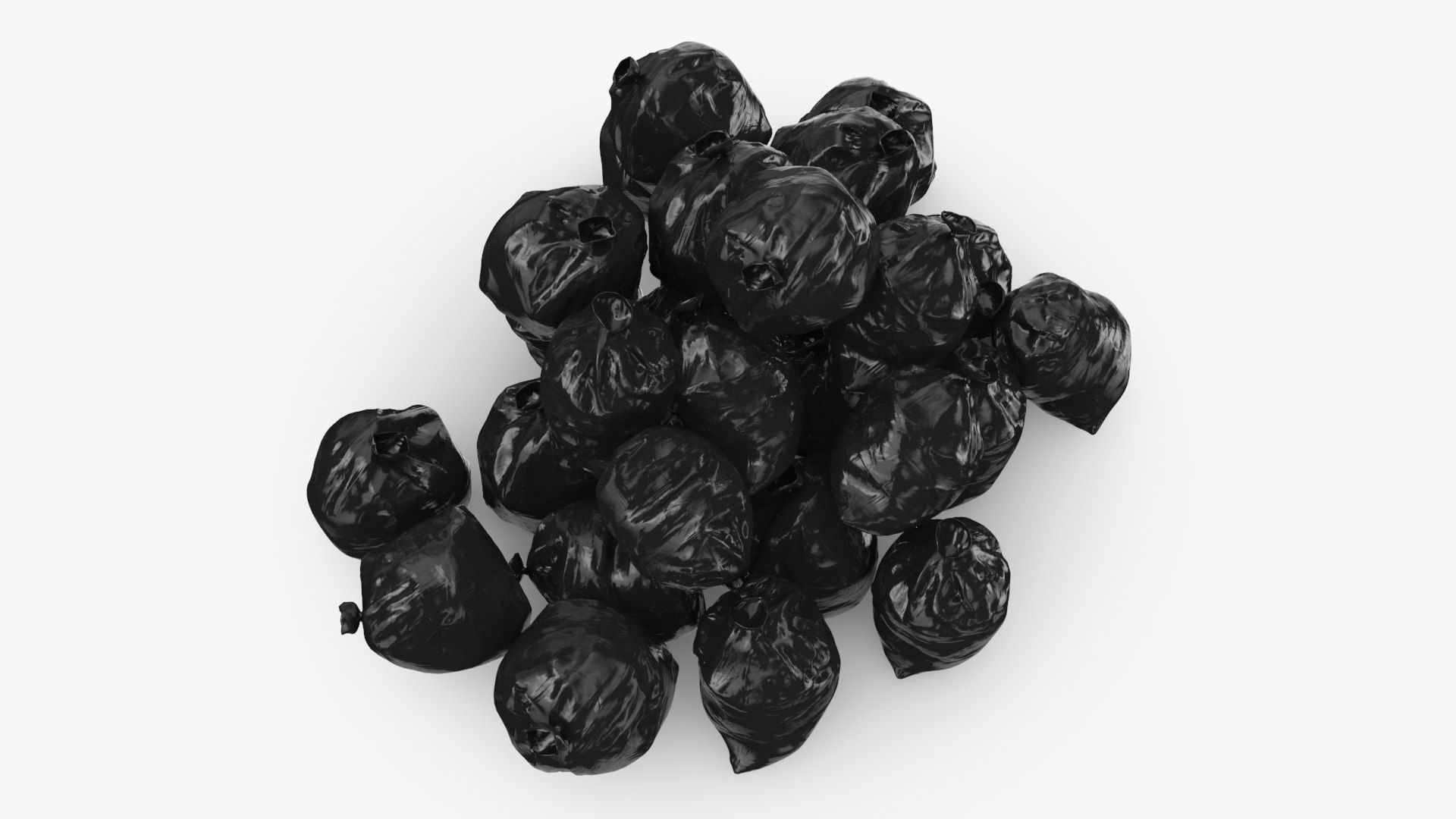 Trash Bag Pile Model - TurboSquid 2176666