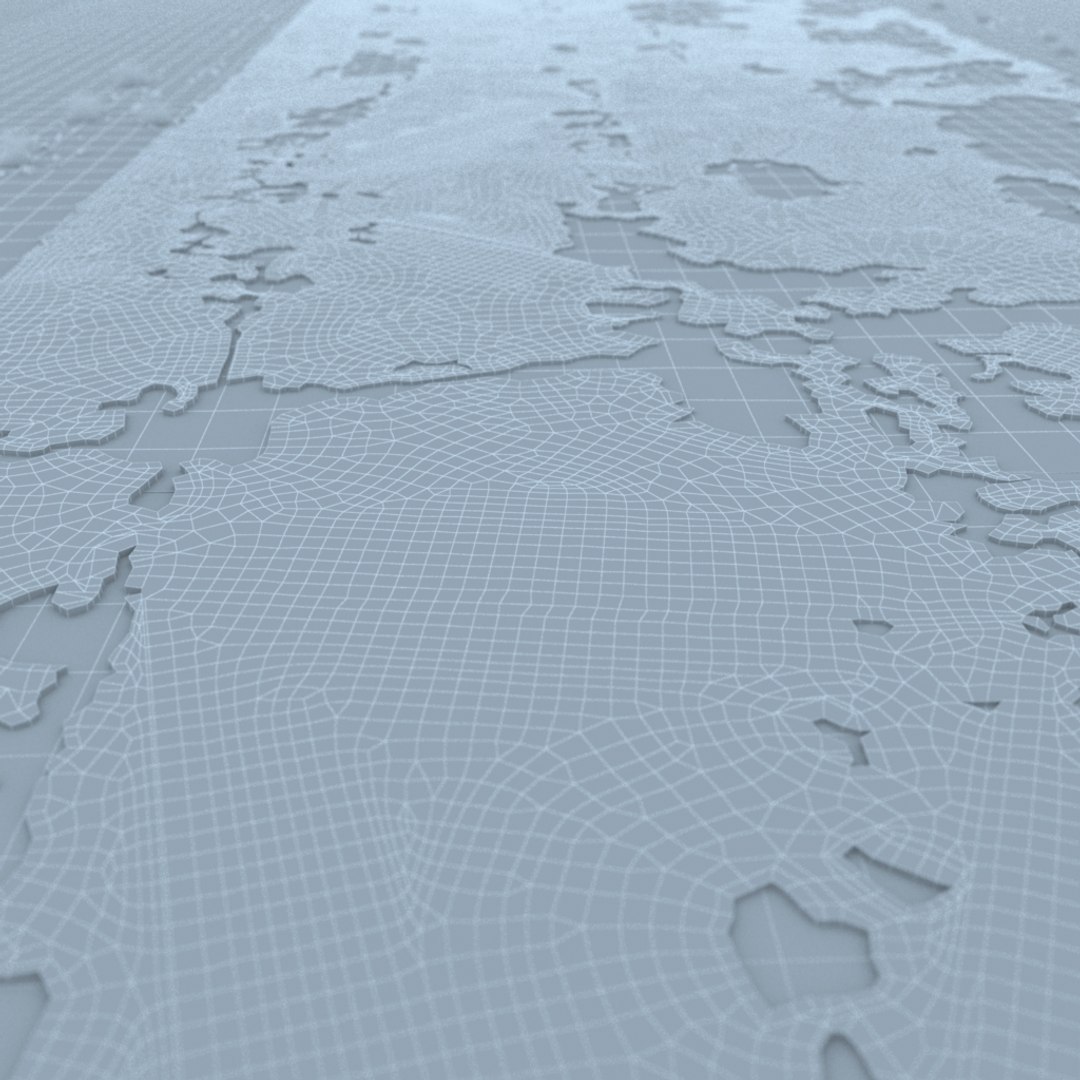 3d Max Cracked Asphalt Road