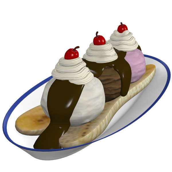 Banana Split 3D Models for Download | TurboSquid