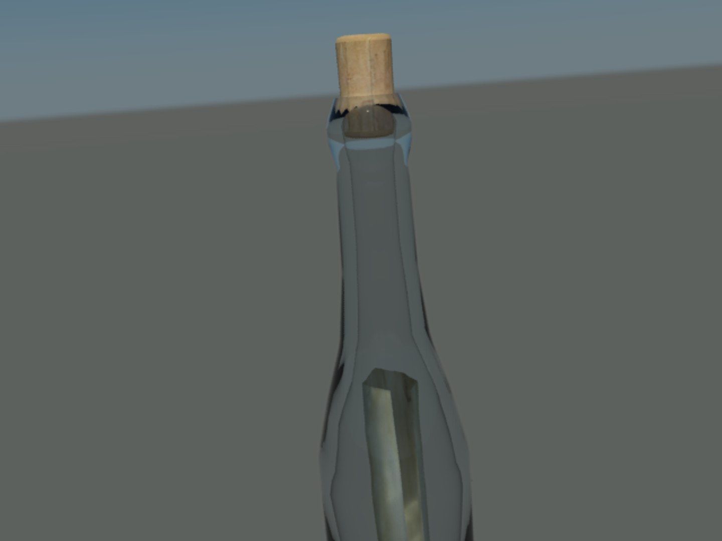 3d model note bottle