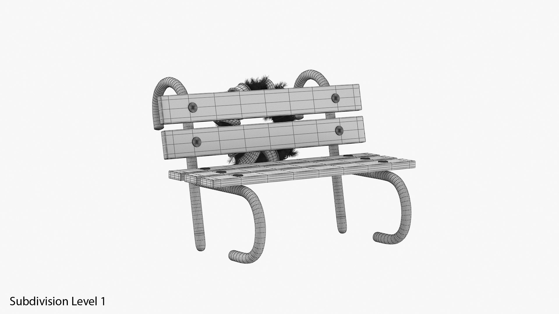3D Christmas Bench Model - TurboSquid 1998346
