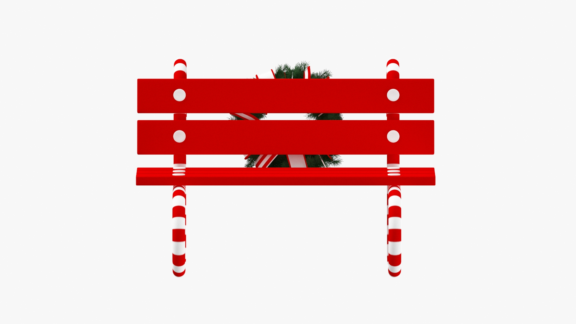 3D Christmas Bench Model - TurboSquid 1998346