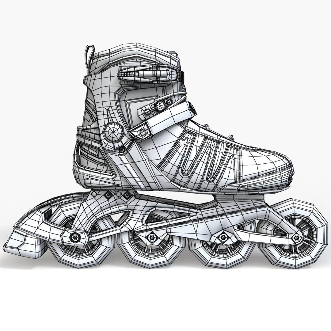 Rollerblades Roller 3d Max