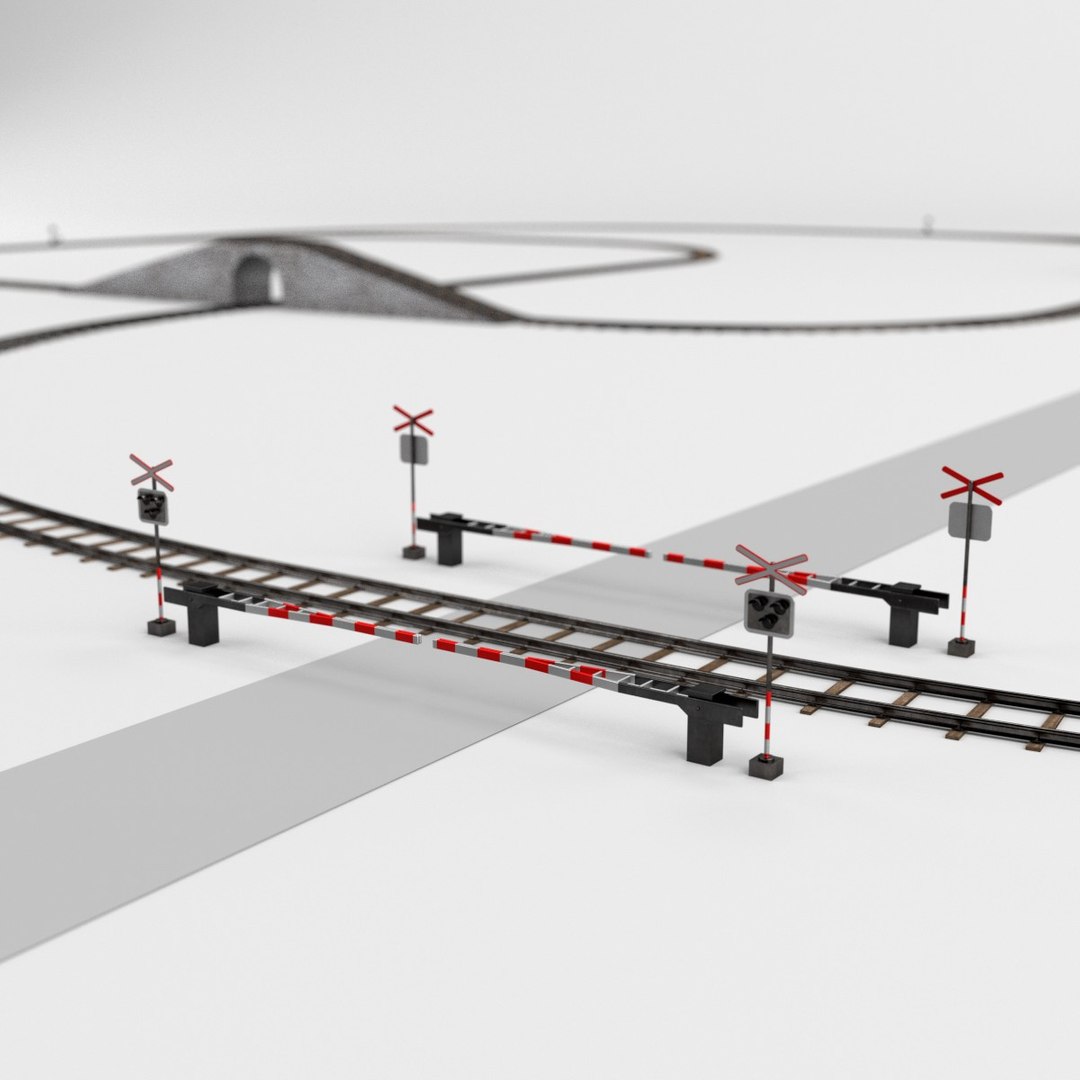 3d Railroad Track Model