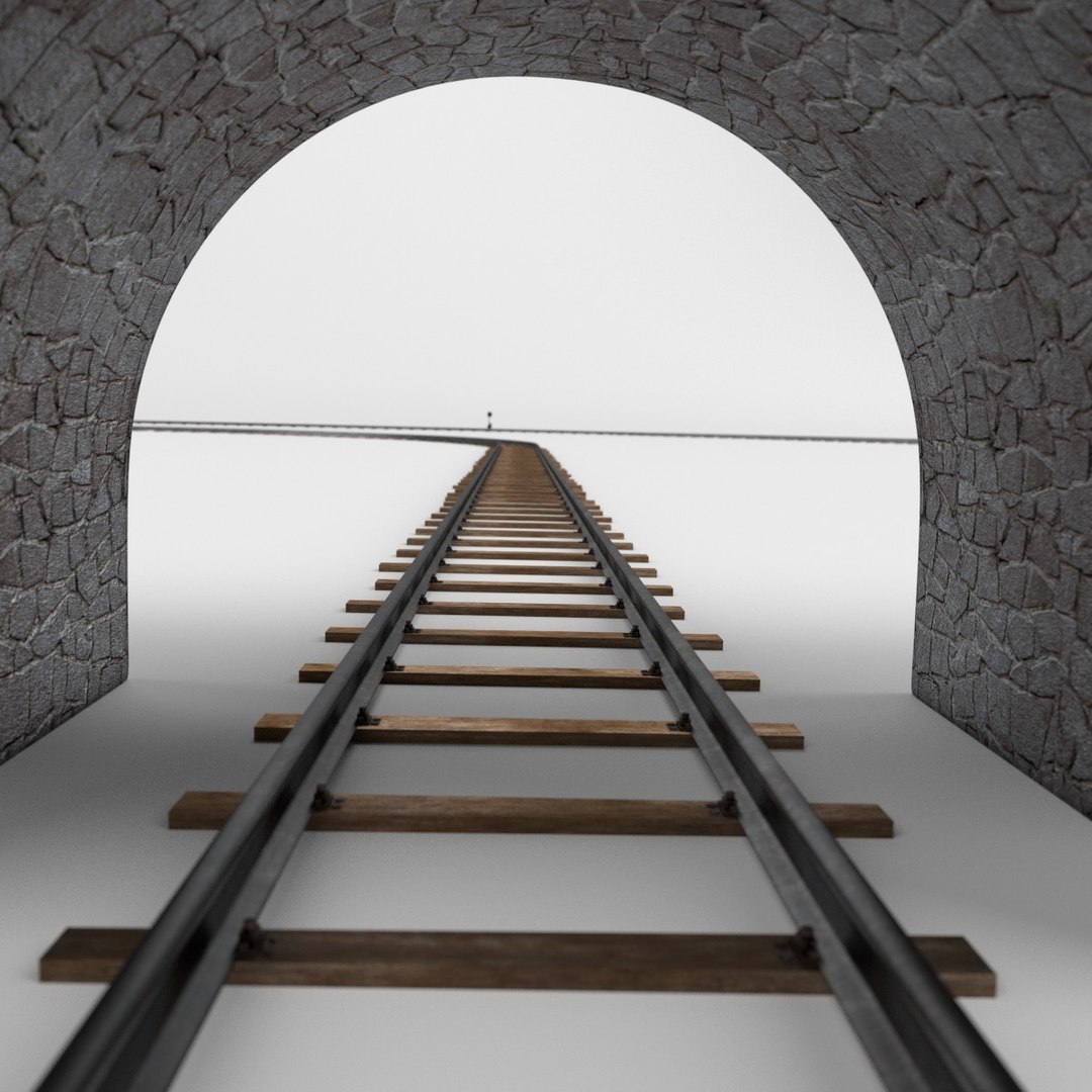 3d Railroad Track Model