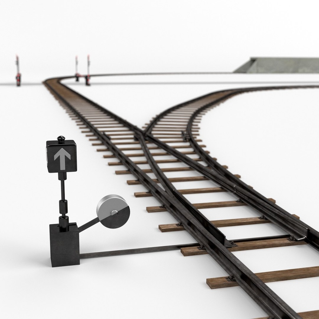 3d Railroad Track Model