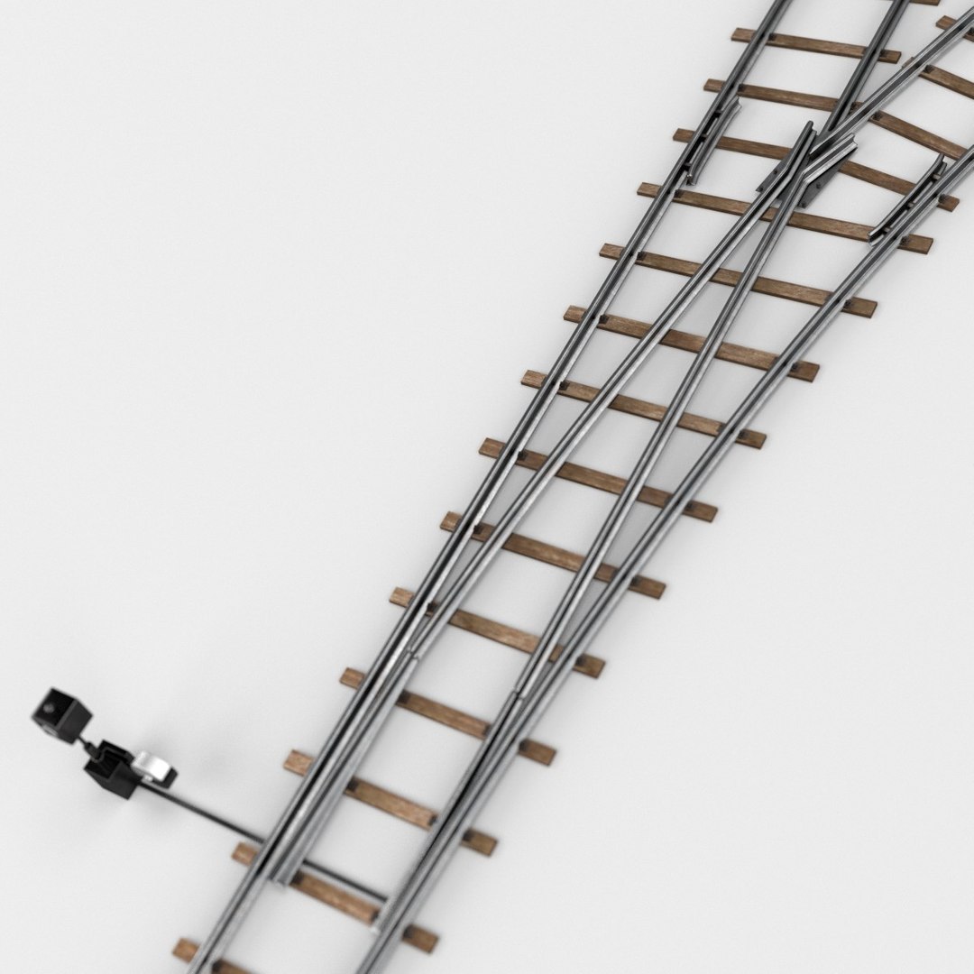 3d Railroad Track Model