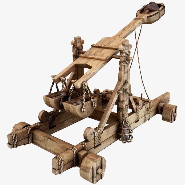 modelo 3d Catapulta PBR (1) - TurboSquid 1575188