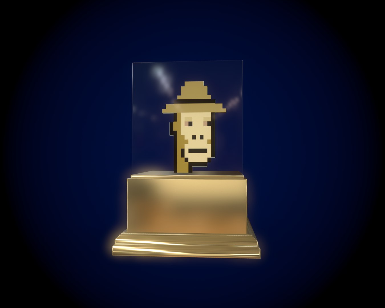 3D Gold Punk - TurboSquid 1809537