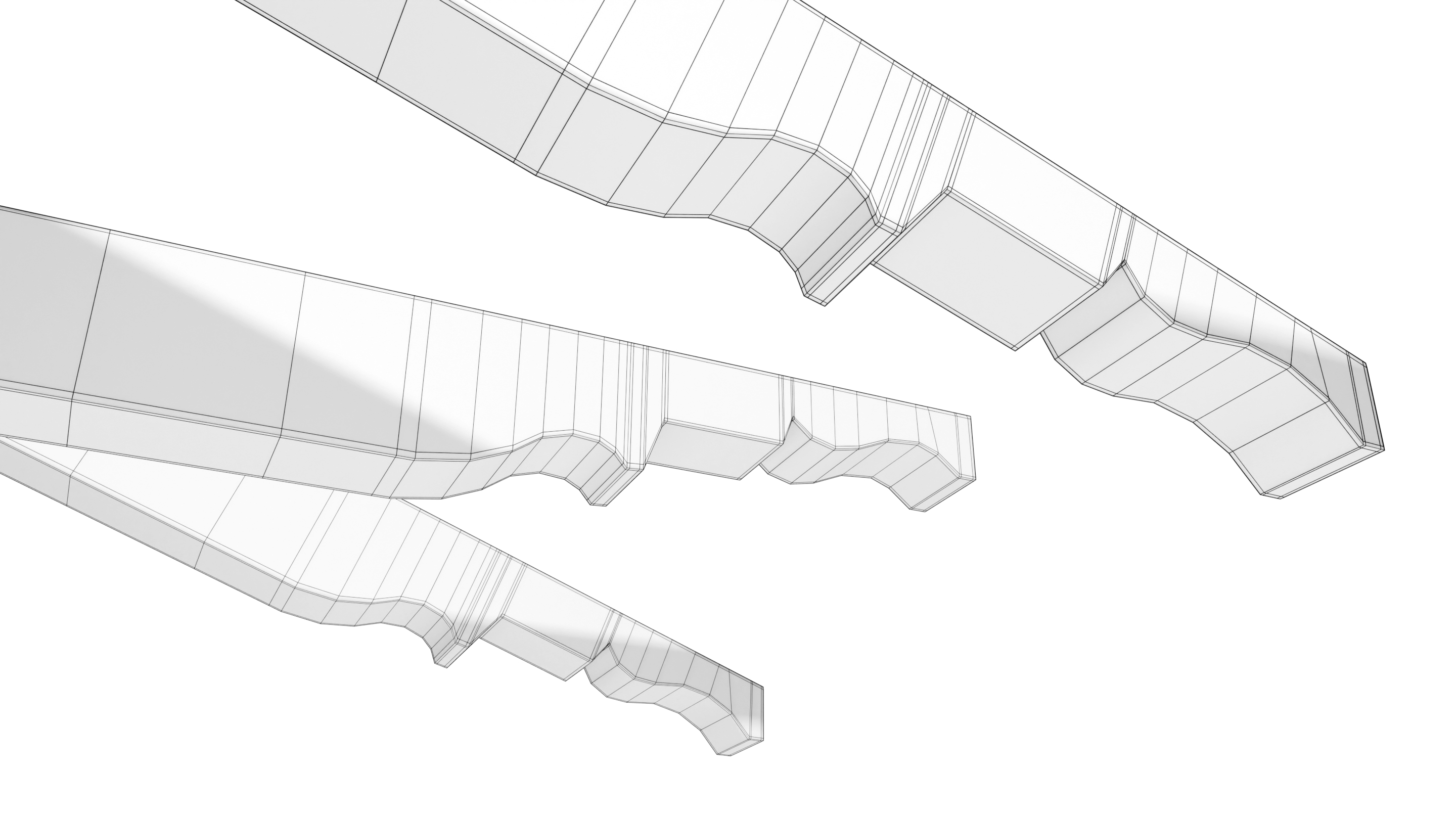 Wooden and concrete rafters 3D model - TurboSquid 1934820