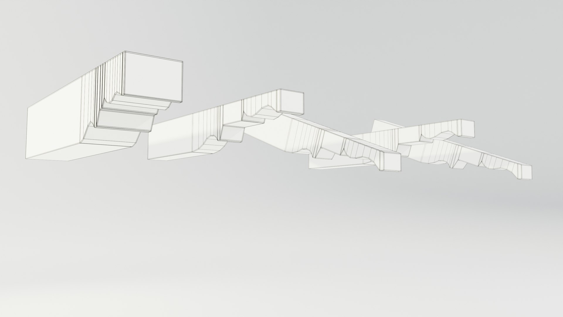 Wooden And Concrete Rafters 3D Model - TurboSquid 1934820