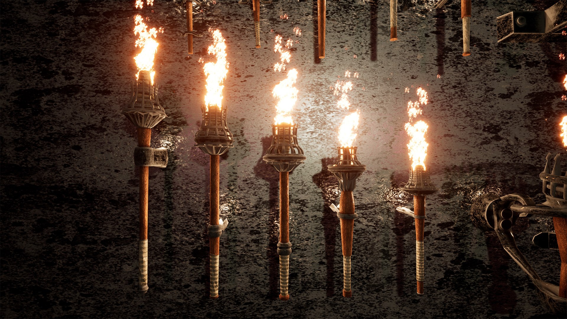 3D Ultimate Torches Package 50 Variations - TurboSquid 1984544