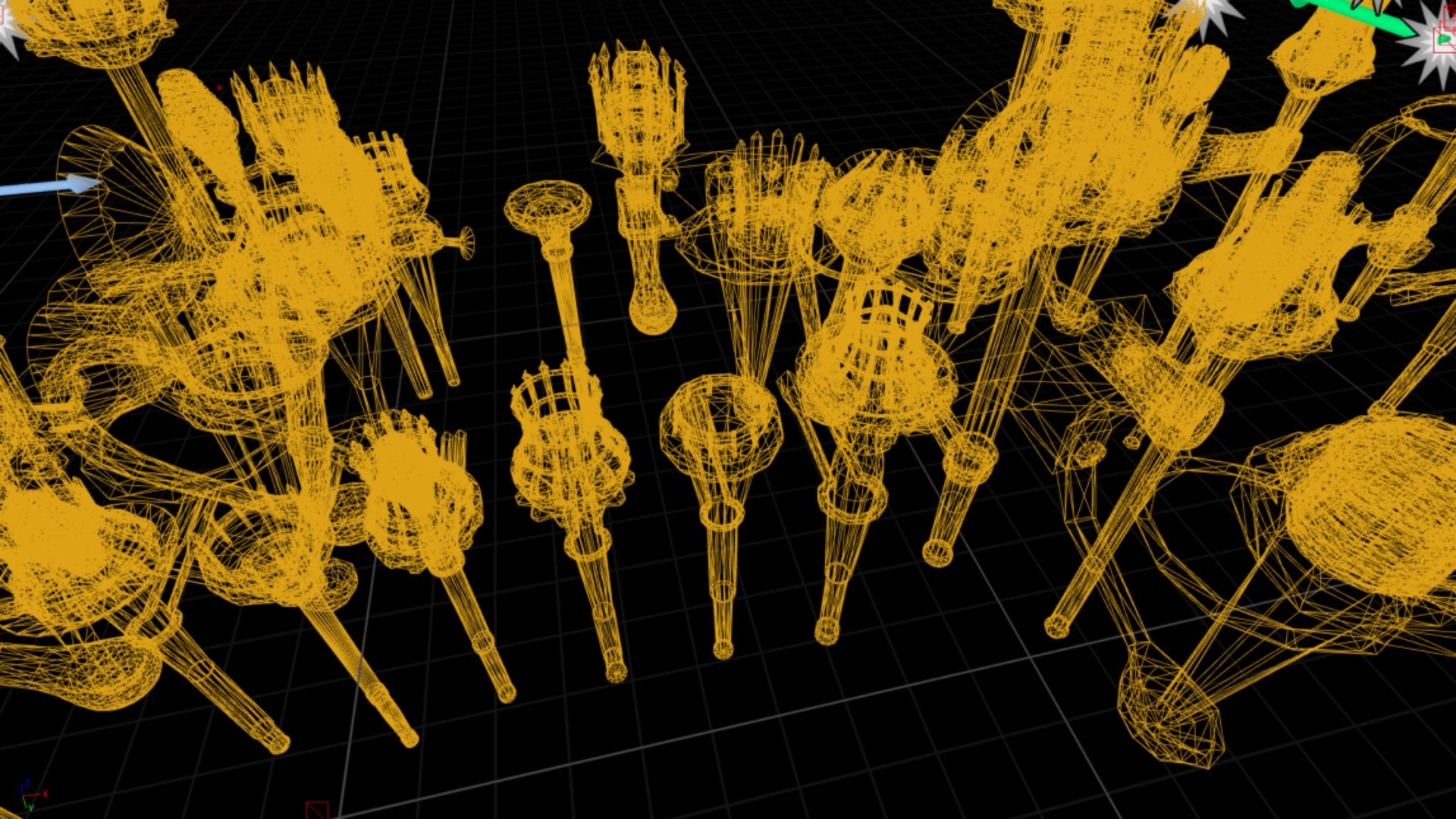 3D Ultimate Torches Package 50 Variations - TurboSquid 1984544