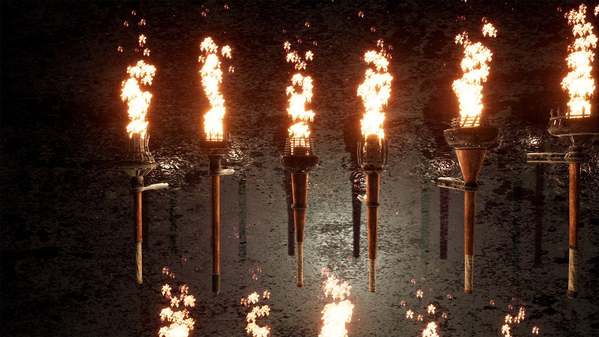 3D Ultimate Torches Package 50 Variations - TurboSquid 1984544