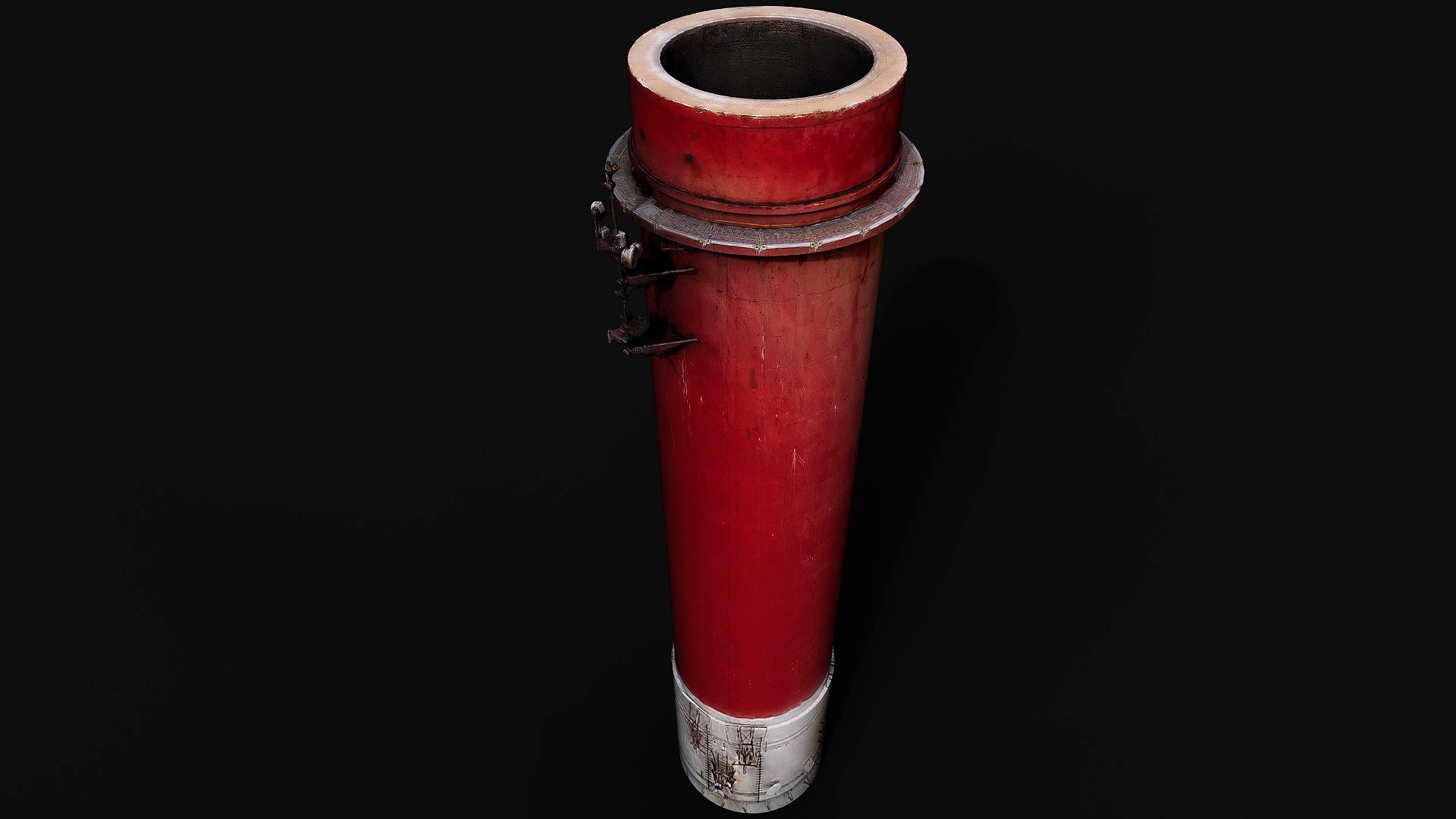 Chimney Large 30meters Scale Factory Photogrammetry 3D Model ...