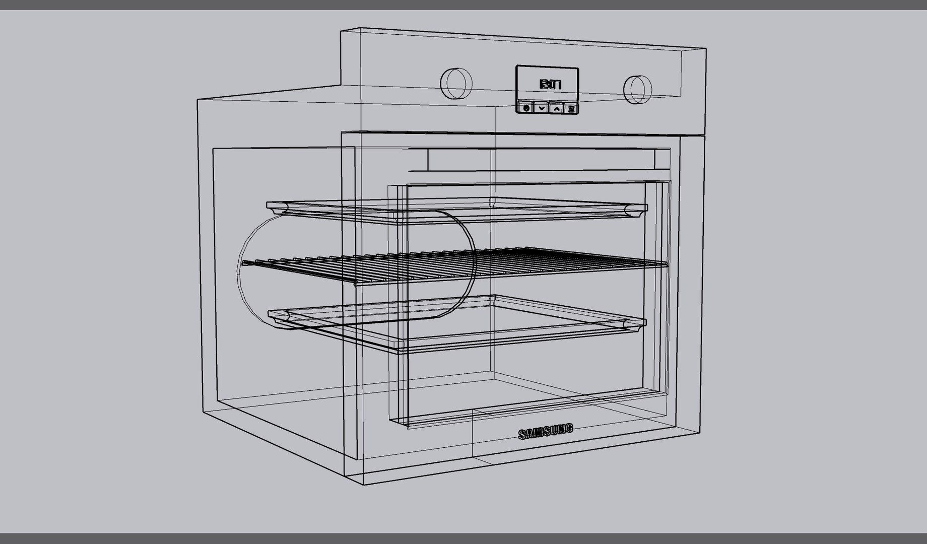 3D Built-in Oven Horno Empotrado - TurboSquid 2062261