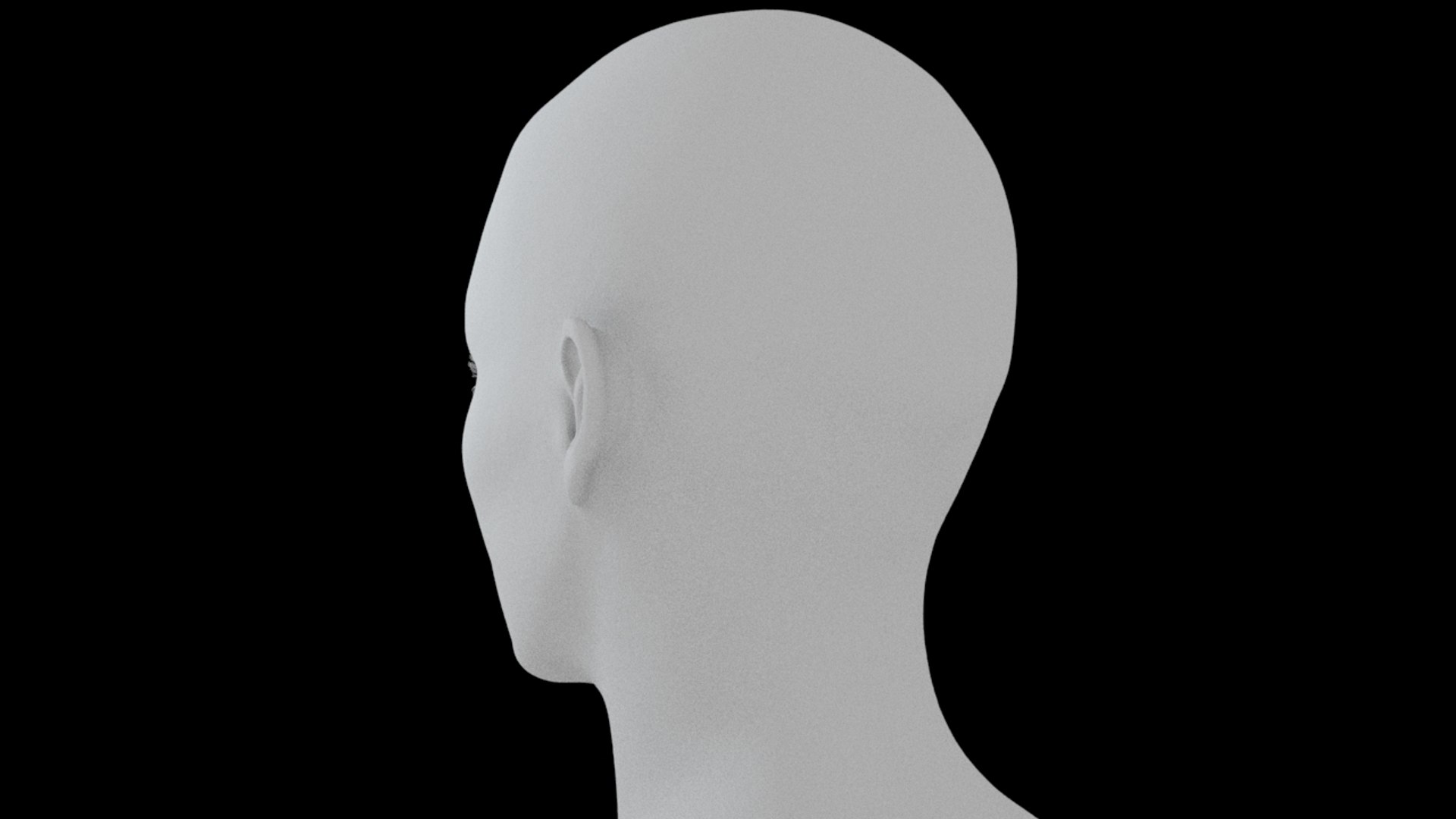 Realistic Human Female Head 3D Model - TurboSquid 1325992