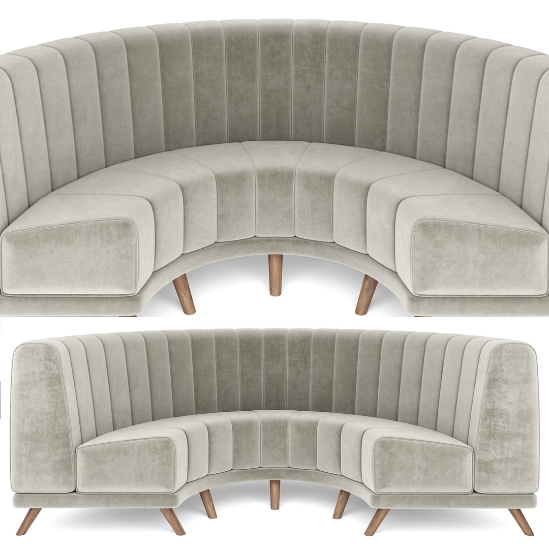 MD Round Sofa 003 3D model - TurboSquid 1811443