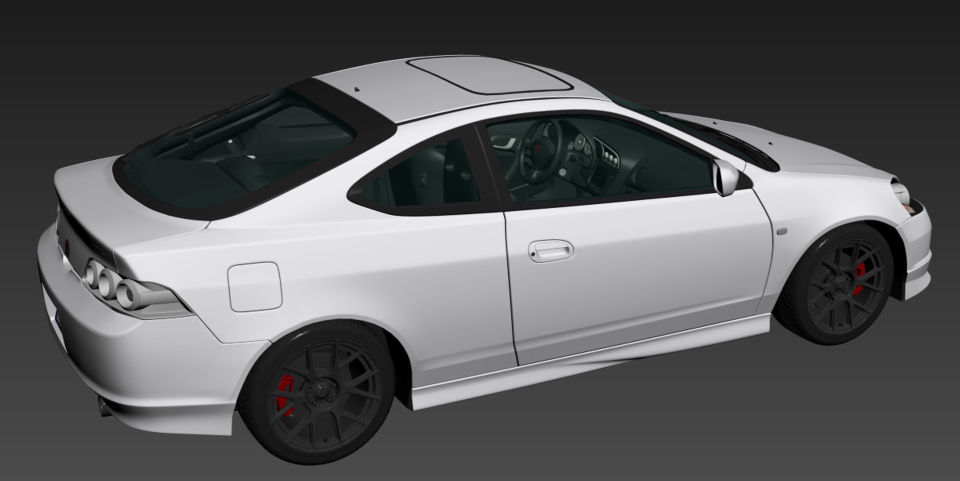 3D Honda Integra Type S model - TurboSquid 2010086