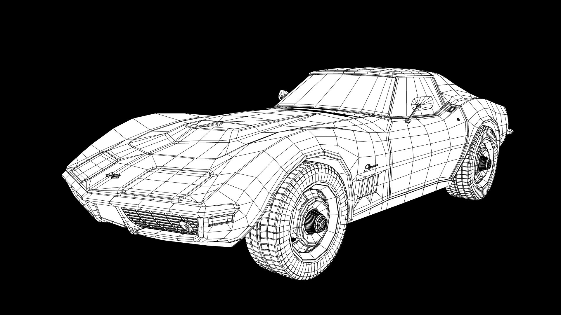 Chevrolet Corvette 3D Model - TurboSquid 1620116
