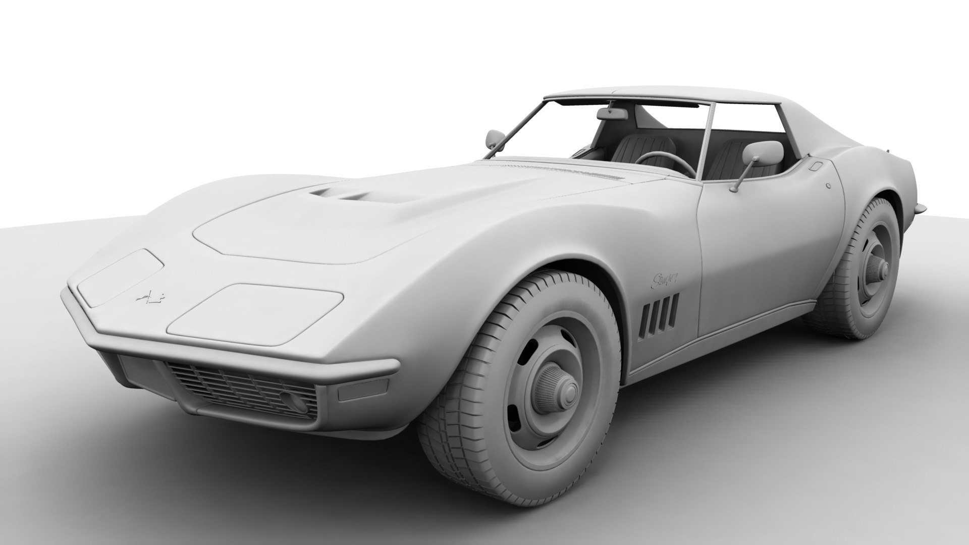 Chevrolet Corvette 3D Model - TurboSquid 1620116