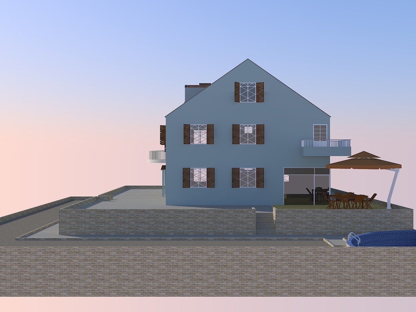 Free House 3d Model