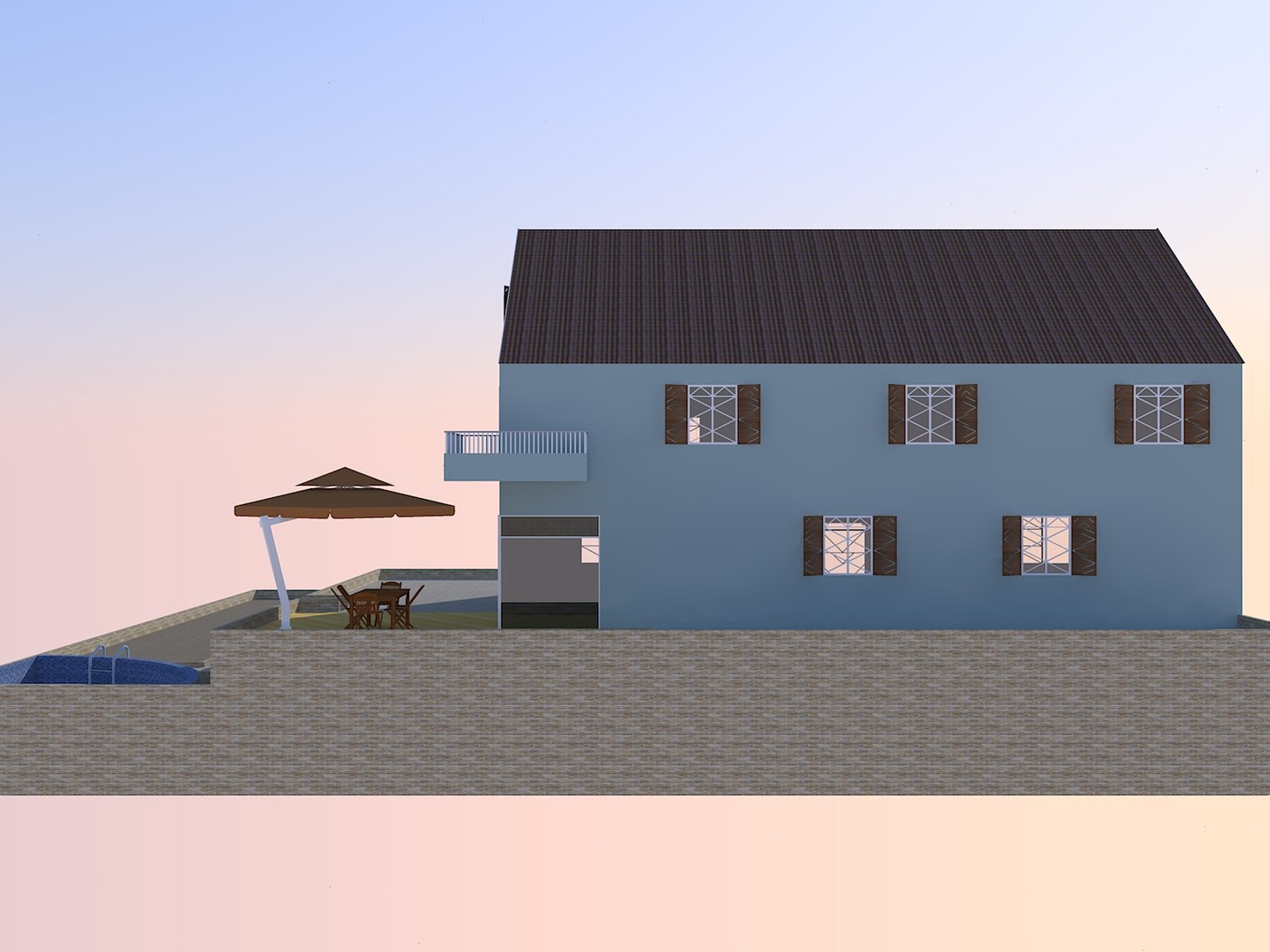 Free House 3d Model