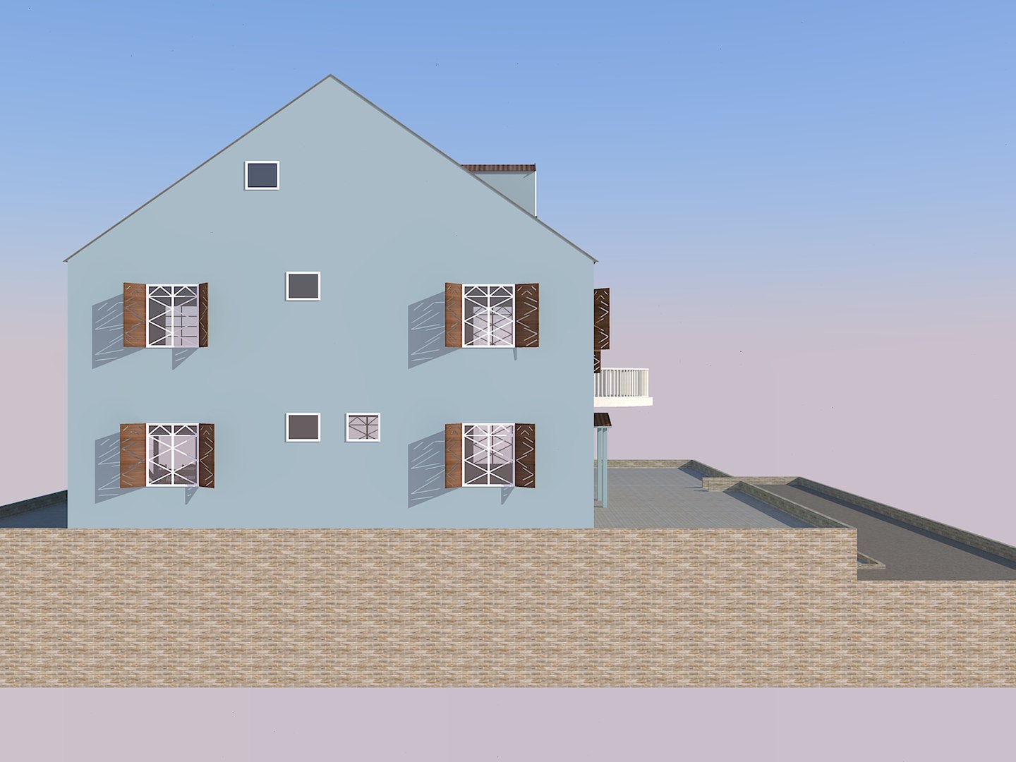 Free House 3d Model