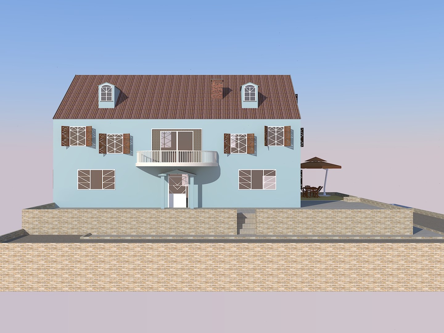 Free House 3d Model