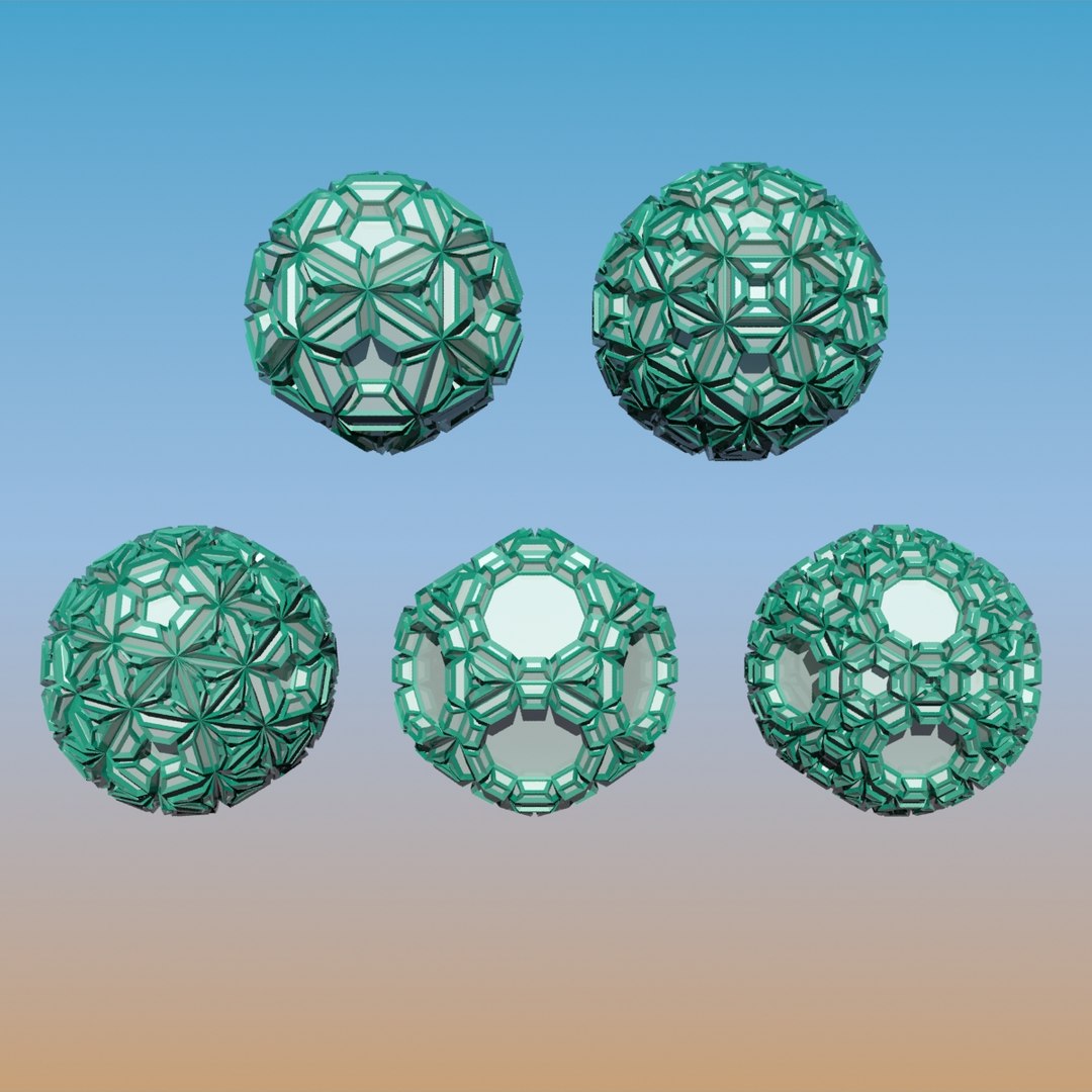 Geometric Shape Pack 3d Model