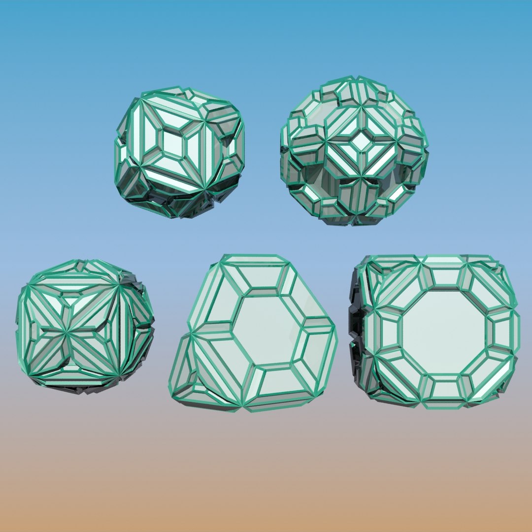 Geometric Shape Pack 3d Model