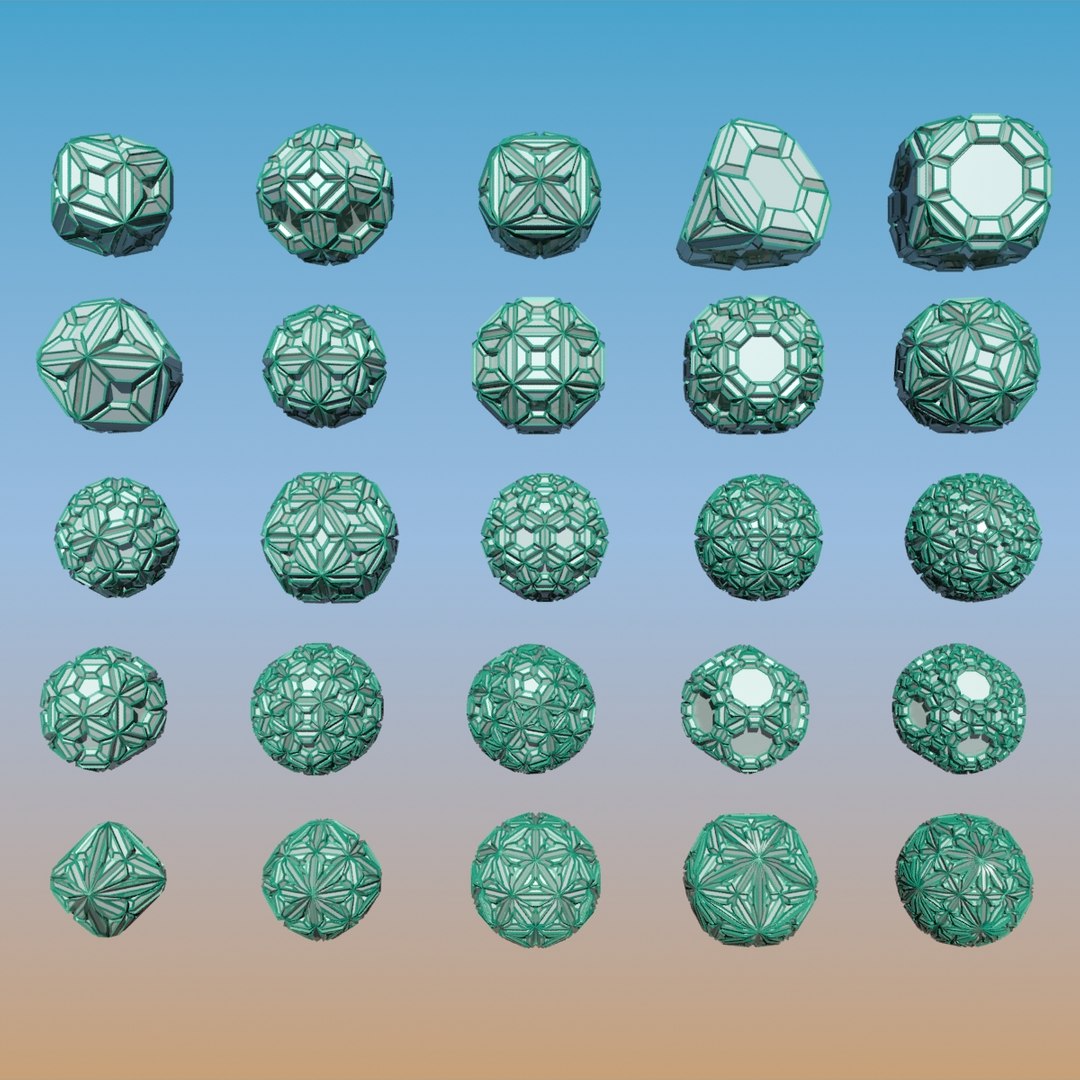 Geometric Shape Pack 3d Model