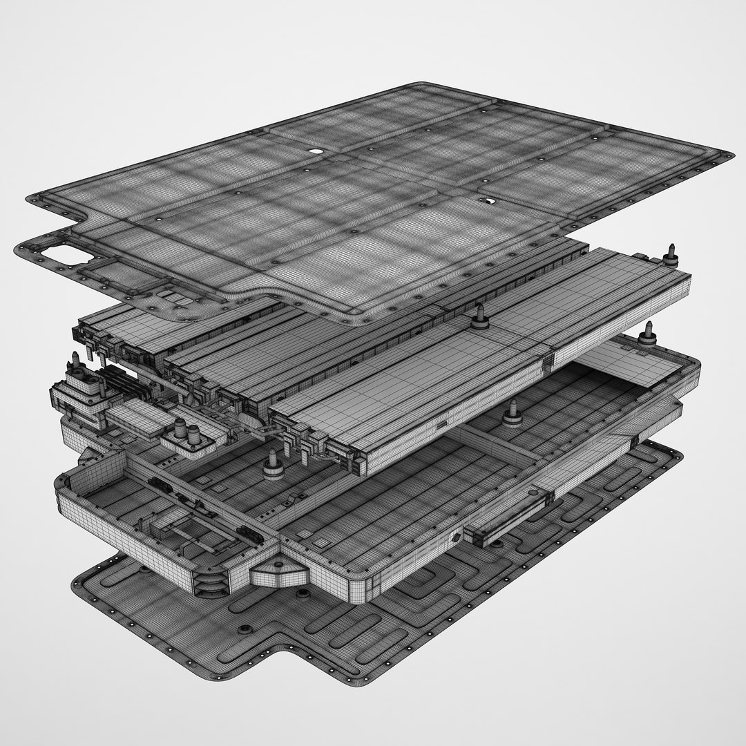 3D Model Electric Cars Battery Generic 04 - TurboSquid 1841650