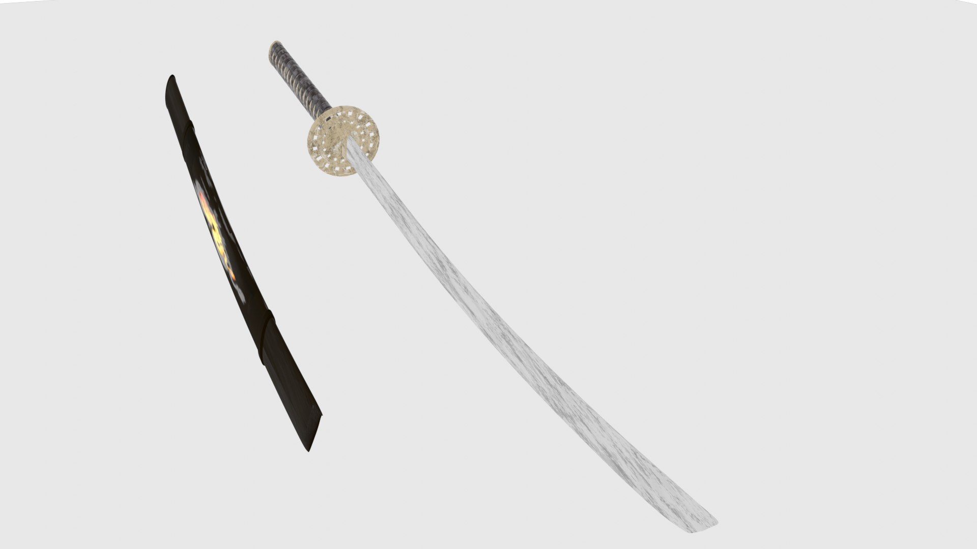 Ninja Dragon Sword 3D - TurboSquid 2159360