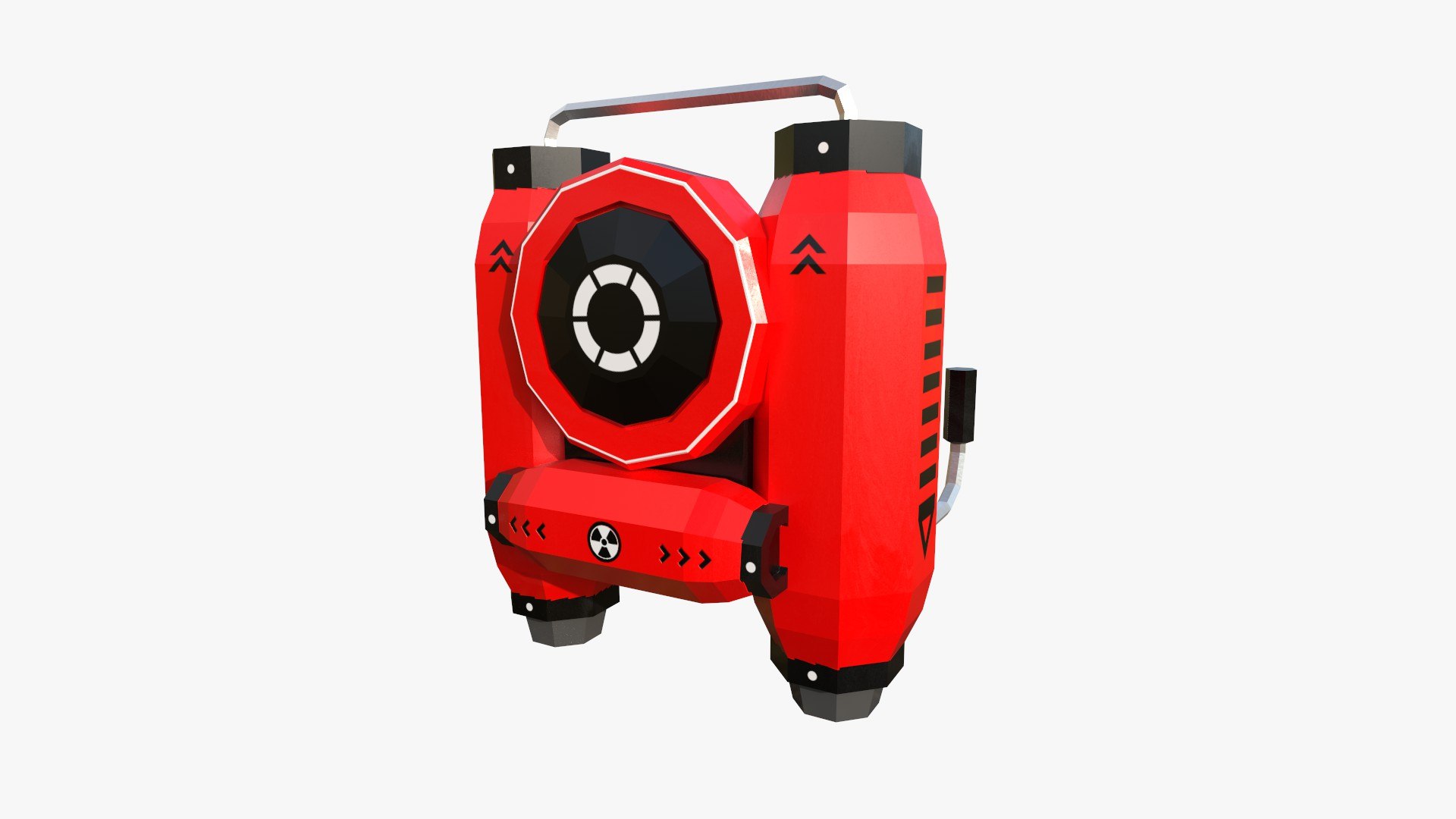 05 Jetpacks Low Poly B Collection - SciFi Character Design 3D Model ...