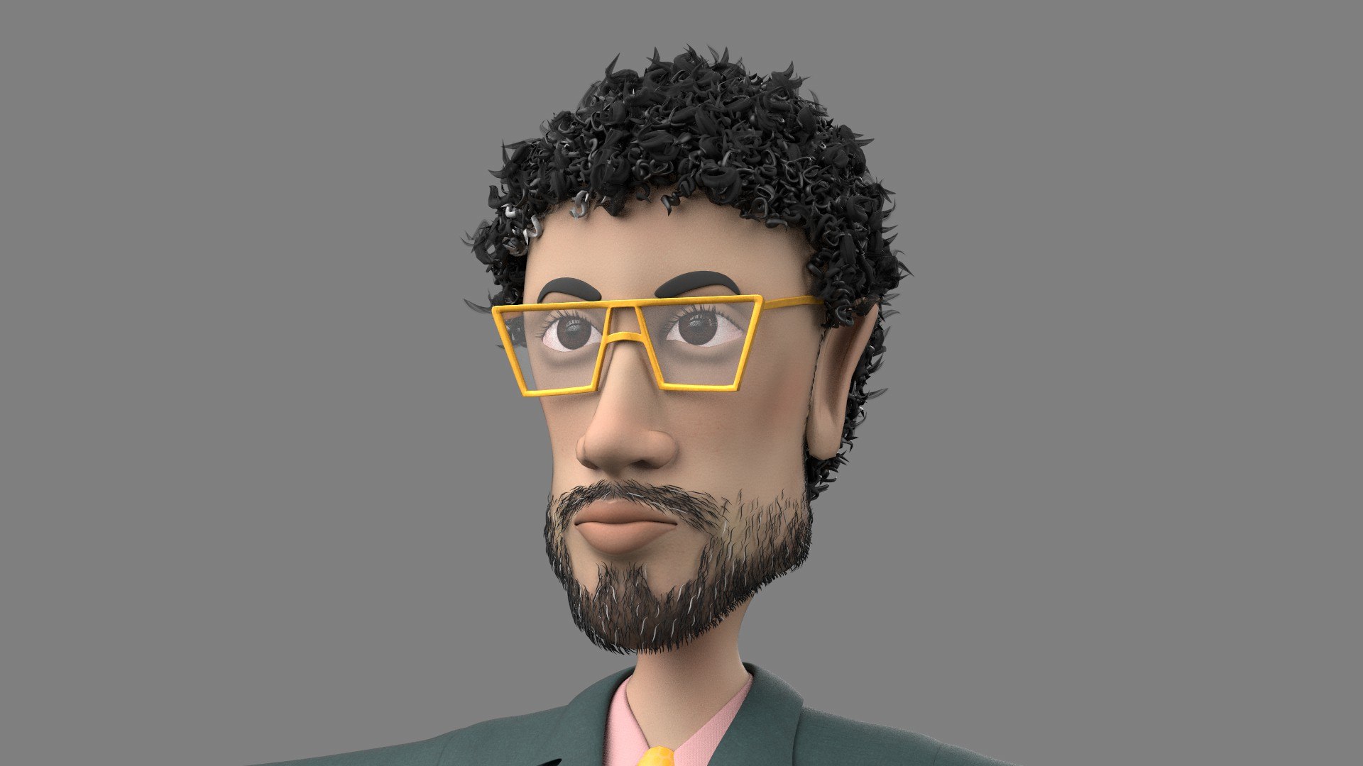 Cartoon BOSS Character Without Rig Model - TurboSquid 2274488
