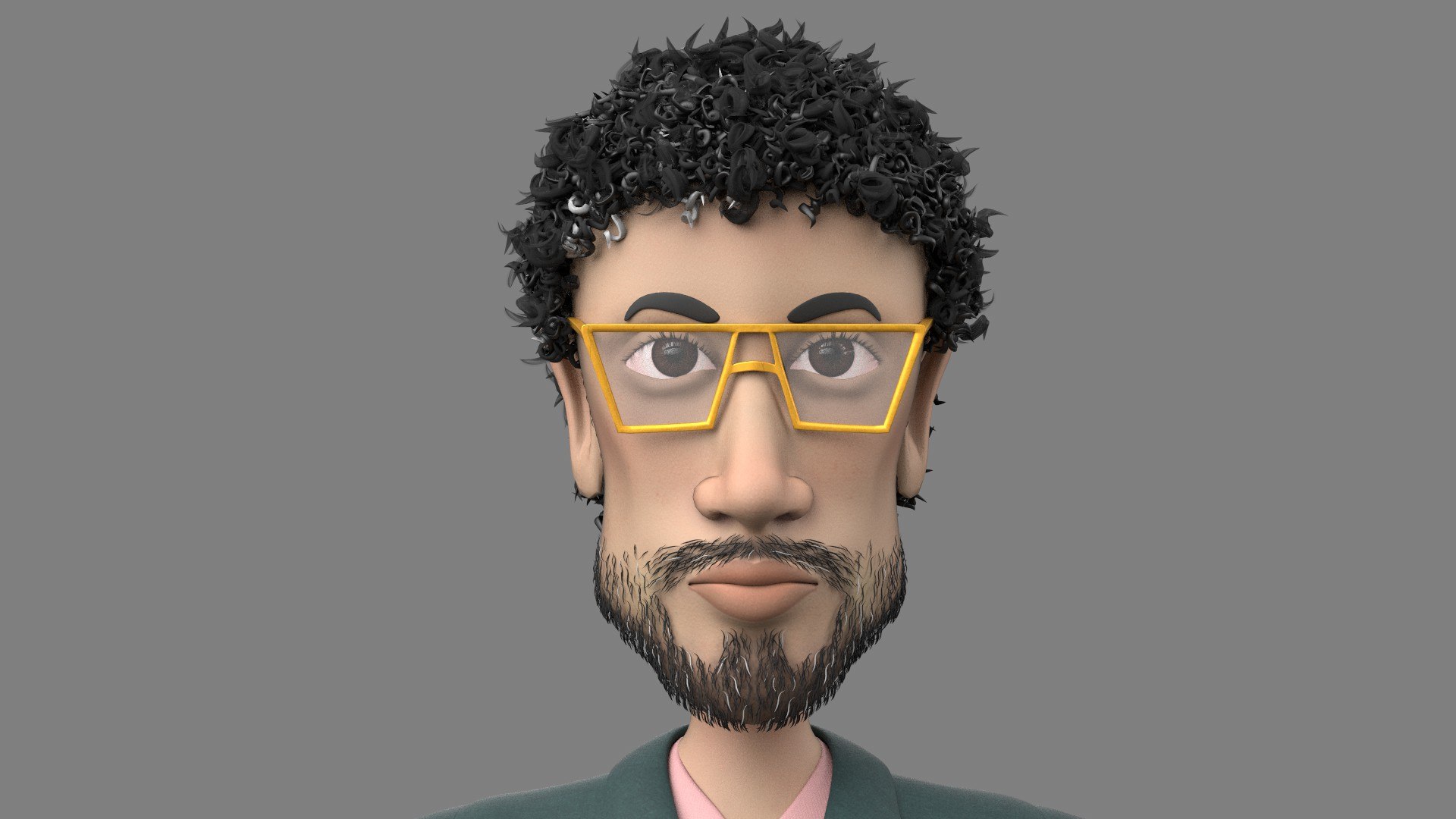 Cartoon BOSS Character Without Rig Model - TurboSquid 2274488